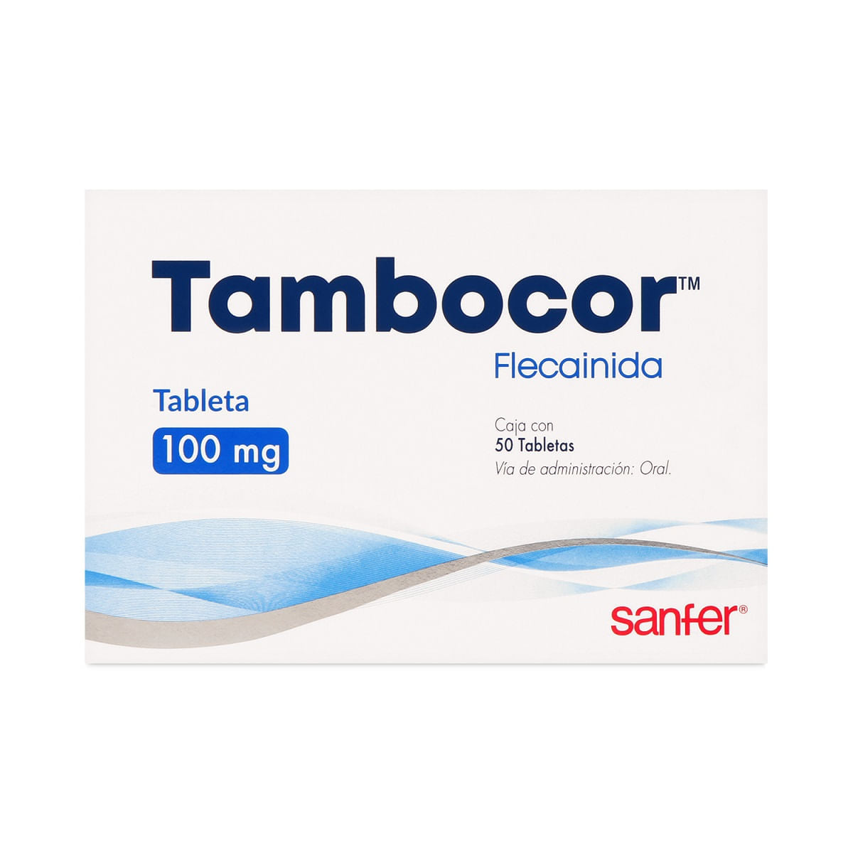 Sanfer Tambocor Flecainida 100 mg Caja Con 50 Tabletas – Farmacia Coyoacán