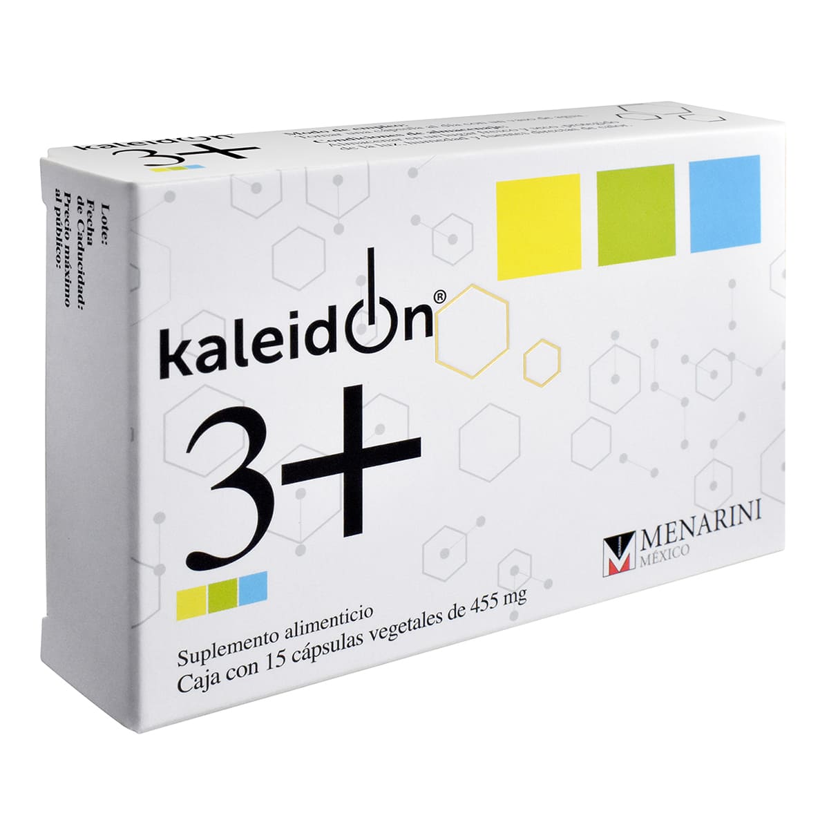 Kaleidon 3+ Suplemento Alimenticio Caja Con 15 Cápsulas – Farmacia Coyoacán