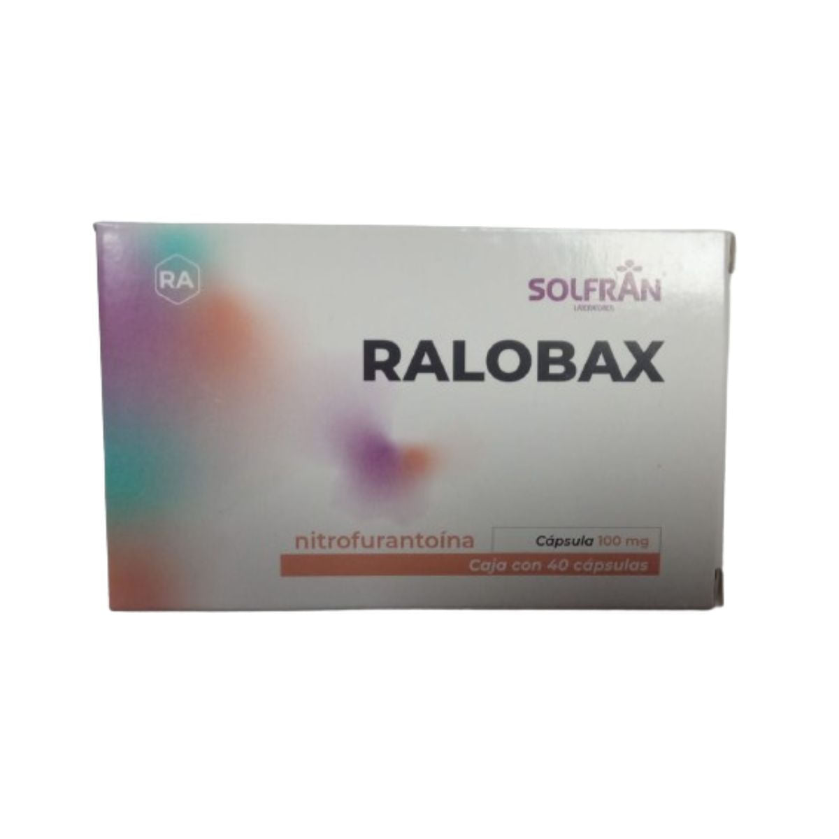 Nitrofurantoína 100 mg Ralobax Solfran Caja Con 40 Cápsulas – Farmacia ...
