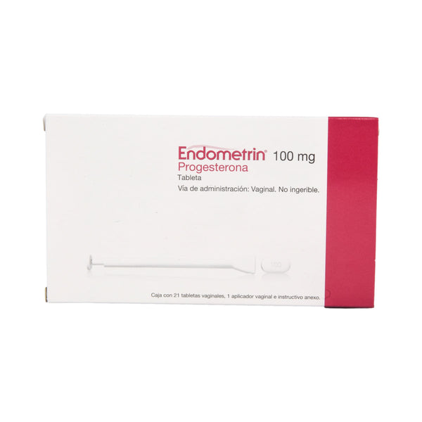 Endometrin 100 Mg Vaginal 21 Tabletas + Aplicador – Farmacia Coyoacán