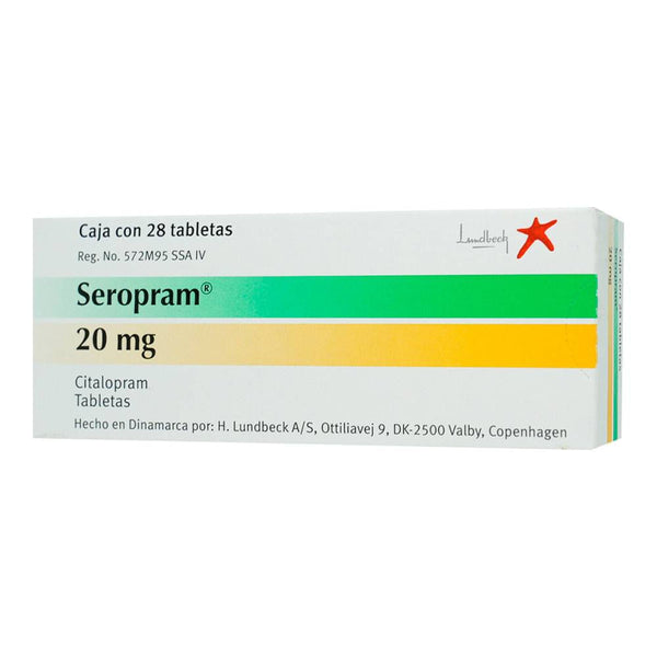 Seropram 20 Mg 28 Tabletas – Farmacia Coyoacán