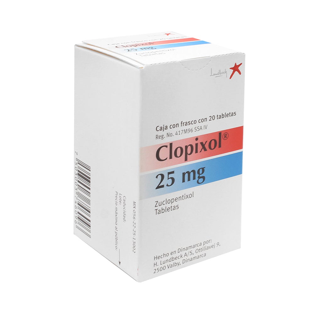 Clopixol 25 Mg 20 Tabletas – Farmacia Coyoacán