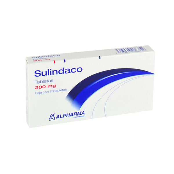 Sulindaco 200 Mg 20 Tabletas Genérico Alpharma – Farmacia Coyoacán