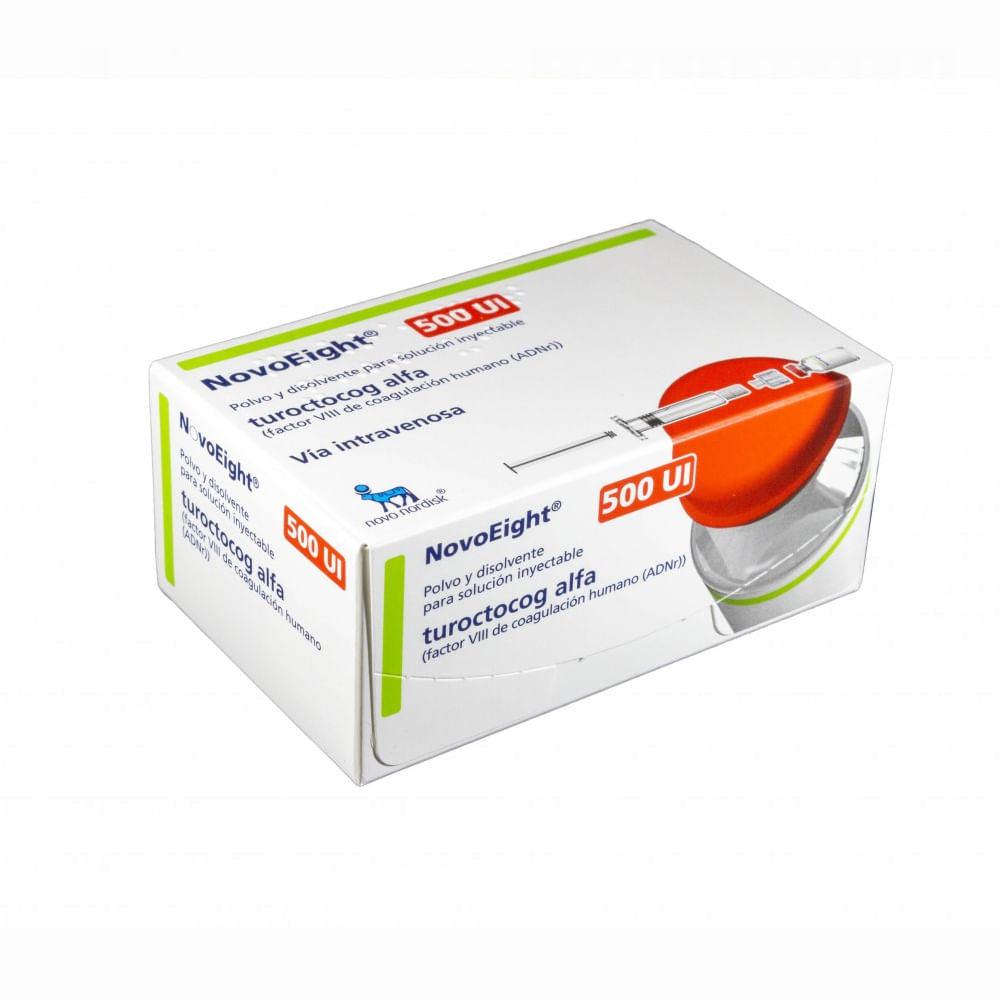 Novoeight 500 UI Solución Inyectable Frasco Jeringa Prellenada ...