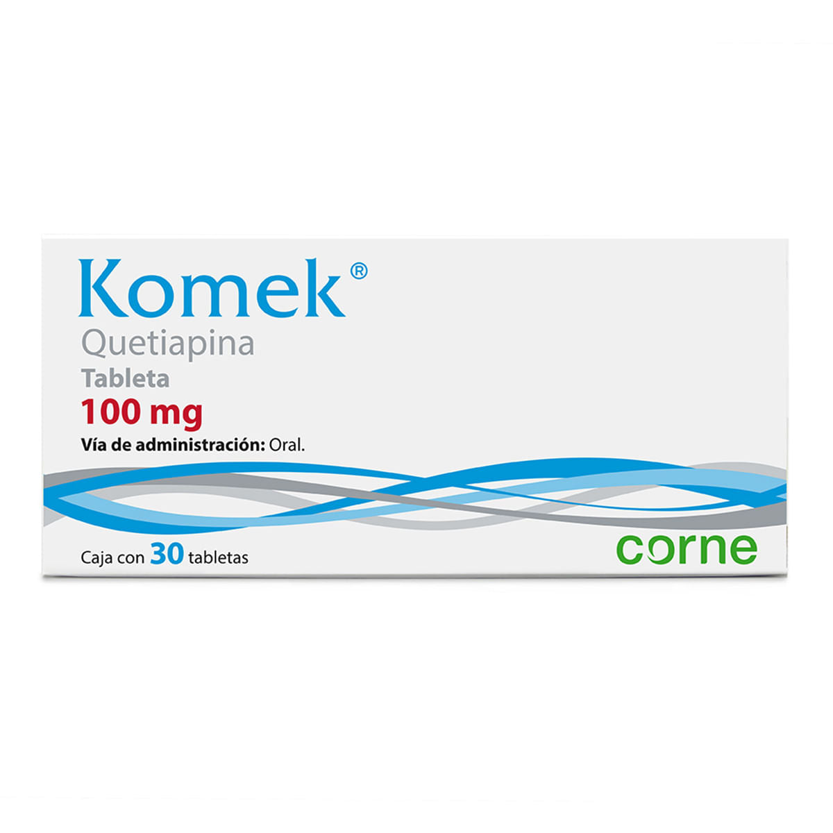 Komek Corne Quetiapina 100 mg Caja Con 30 Tabletas – Farmacia Coyoacán