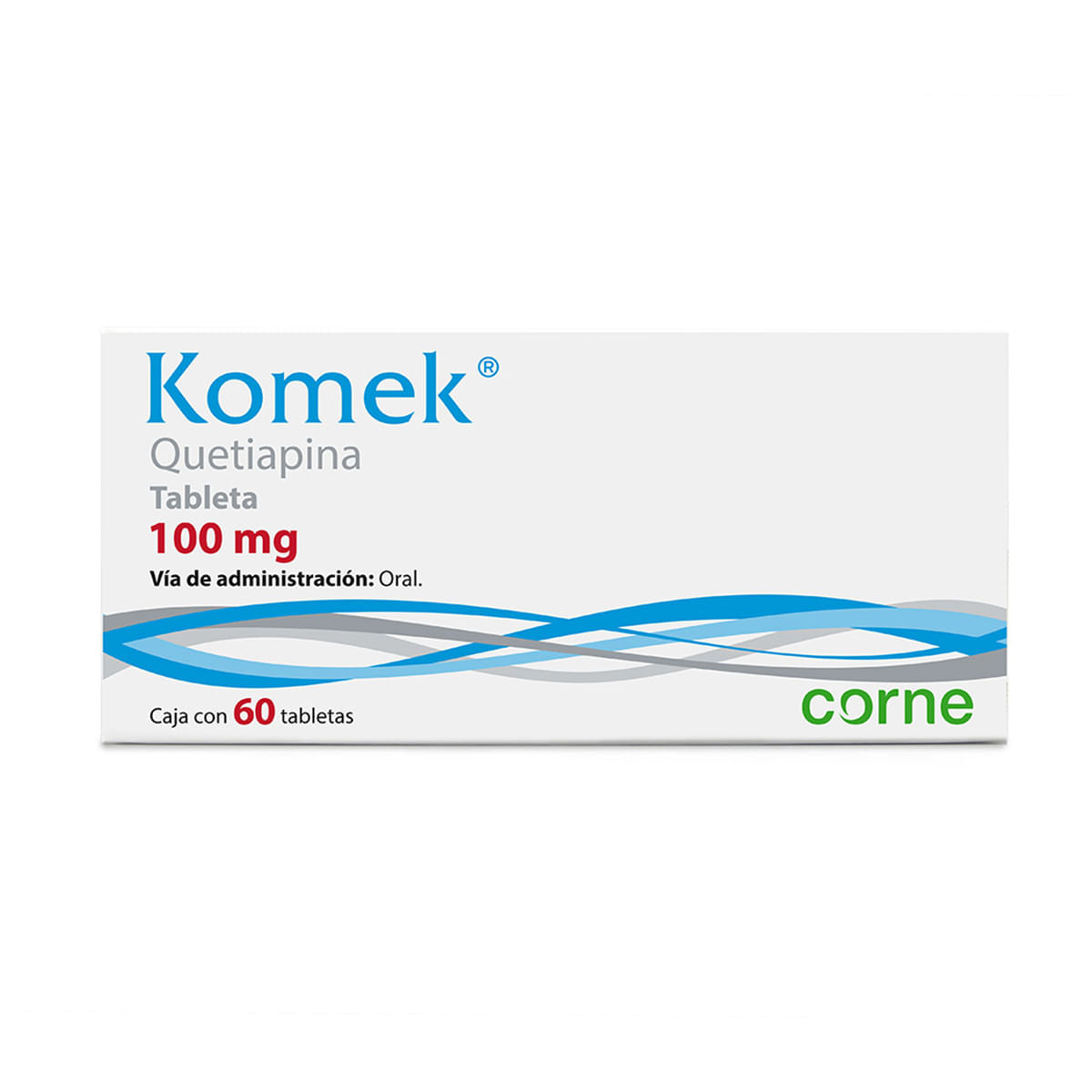 Komek Corne Quetiapina 100 mg Caja Con 60 Tabletas – Farmacia Coyoacán