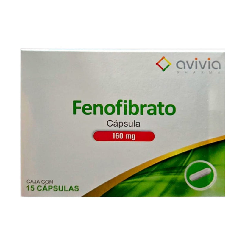 Fenofibrato Avivia 160 Mg Caja Con 15 Cápsulas – Farmacia Coyoacán