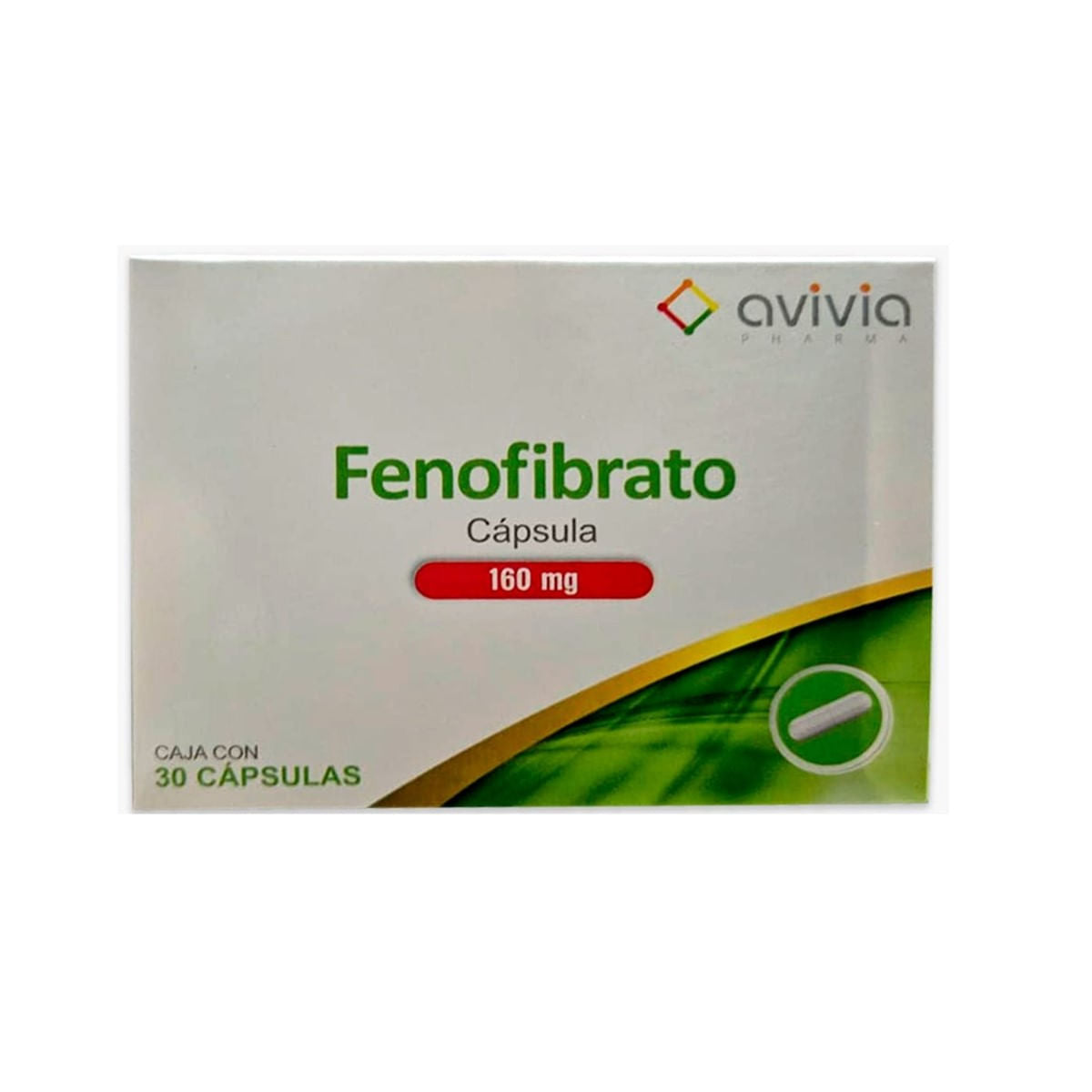 Fenofibrato Avivia 160 Mg Caja Con 30 Cápsulas – Farmacia Coyoacán