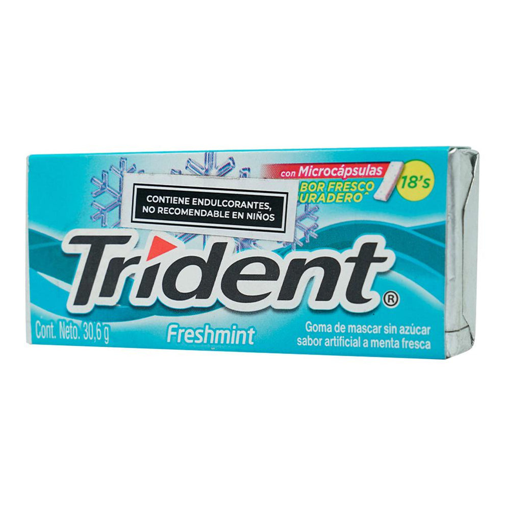 Chicle Trident Freshmint 18 Piezas – Farmacia Coyoacán