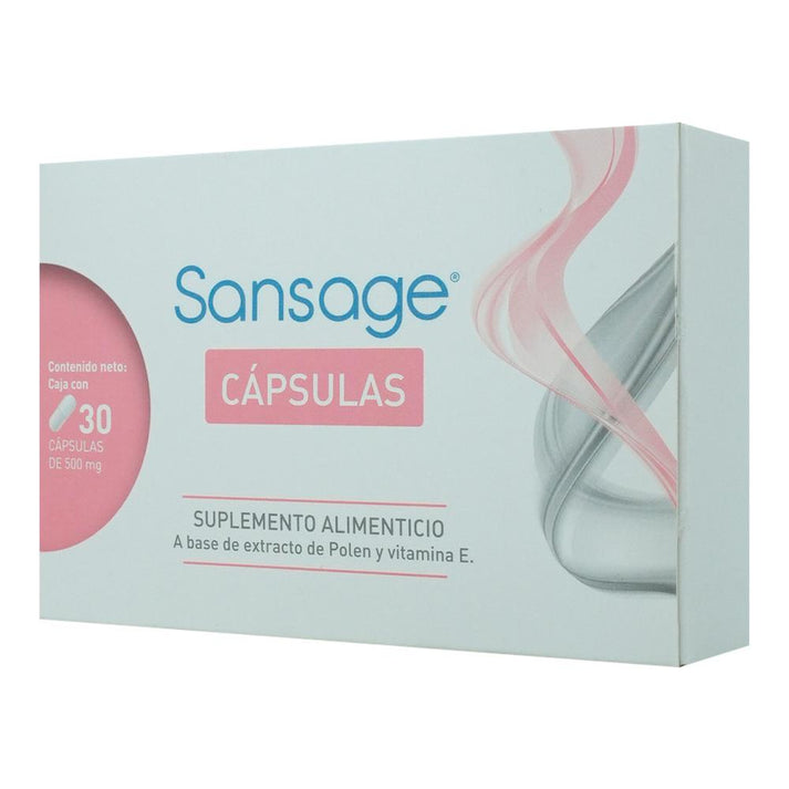 Sansage Suplemento Alimenticio 500 Mg 30 Cápsulas – Farmacia Coyoacán