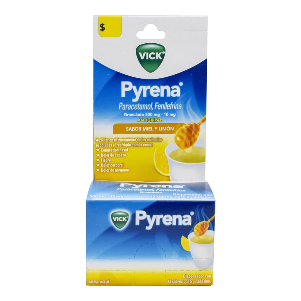 Vick Pyrena Miel Limón Granulado 5 G Sobre – Farmacia Coyoacán