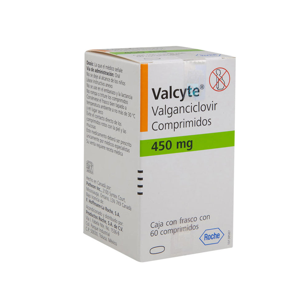Valcyte 450 Mg 60 Comprimidos – Farmacia Coyoacán