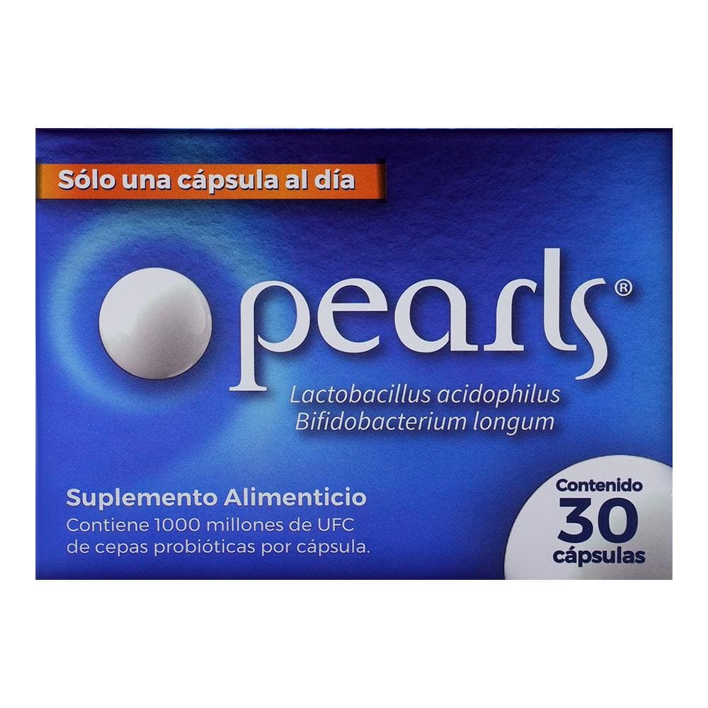 Pearls Acidophilus Suplemento Alimenticio 30 Cápsulas – Farmacia Coyoacán