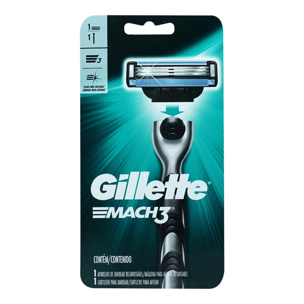 Máquina Gillette Mach3 Rastrillo 1 – Farmacia Coyoacán