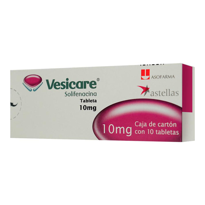 Vesicare 10 Tabletas Recubiertas 10 Mg – Farmacia Coyoacán