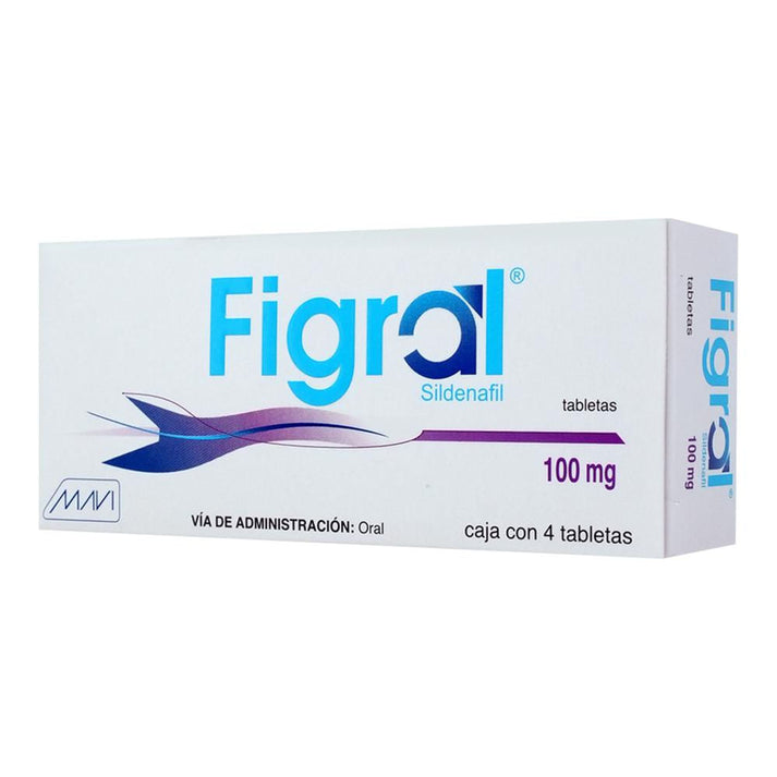 Figral Sildenafil 100 Mg 4 Tabletas Genérico Mavi – Farmacia Coyoacán