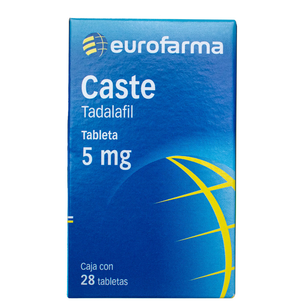 Caste Tadalafil 5 mg Caja Con 28 Tabletas – Farmacia Coyoacán