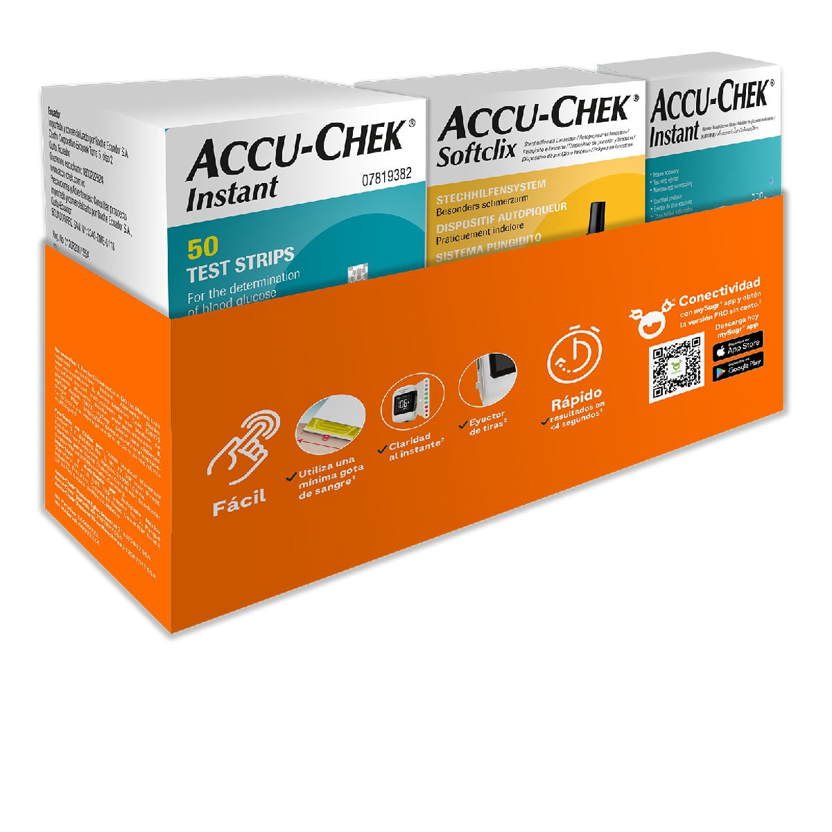 Accu-Chek Instant Kit + Tiras Con 50 Piezas – Farmacia Coyoacán