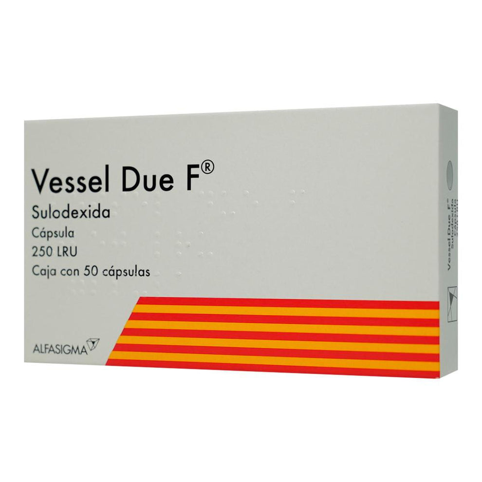 Vessel Due F 250 LRU 50 Cápsulas – Farmacia Coyoacán