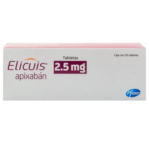 Elicuis 2.5 Mg 20 Tabletas – Farmacia Coyoacán