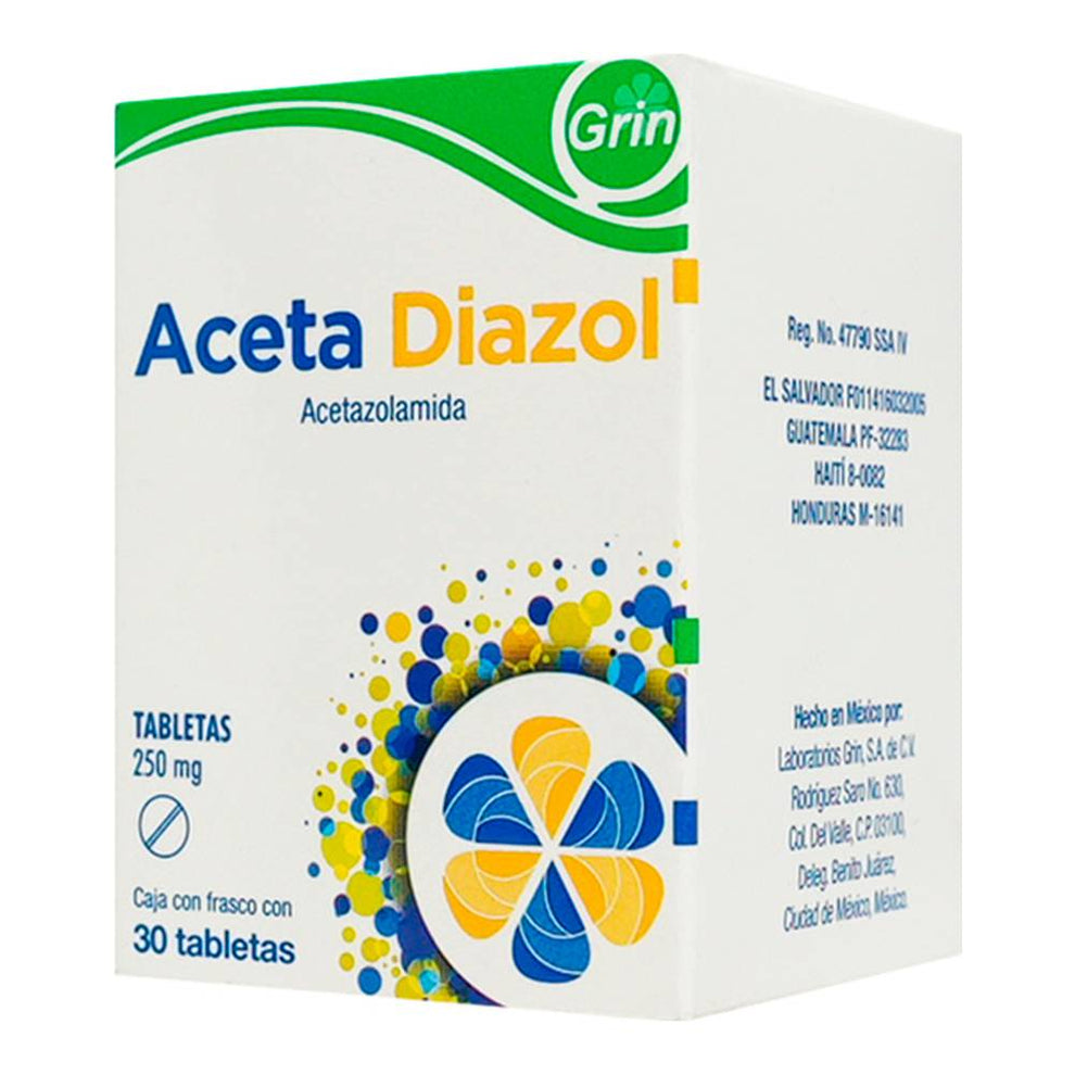 Aceta Diazol 250 Mg 30 Tabletas – Farmacia Coyoacán