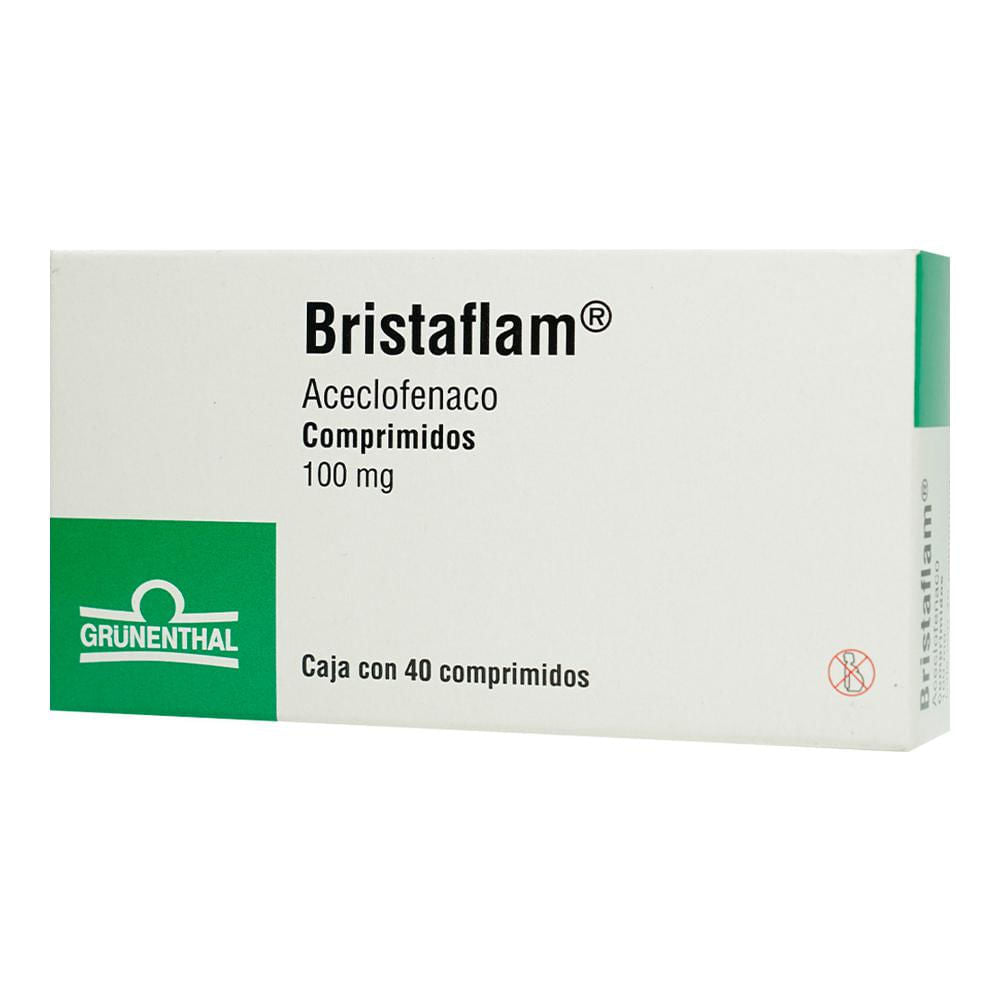 Bristaflam 100 Mg 40 Comprimidos – Farmacia Coyoacán