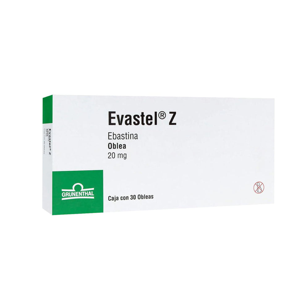 Evastel Z 20 Mg 30 Obleas – Farmacia Coyoacán