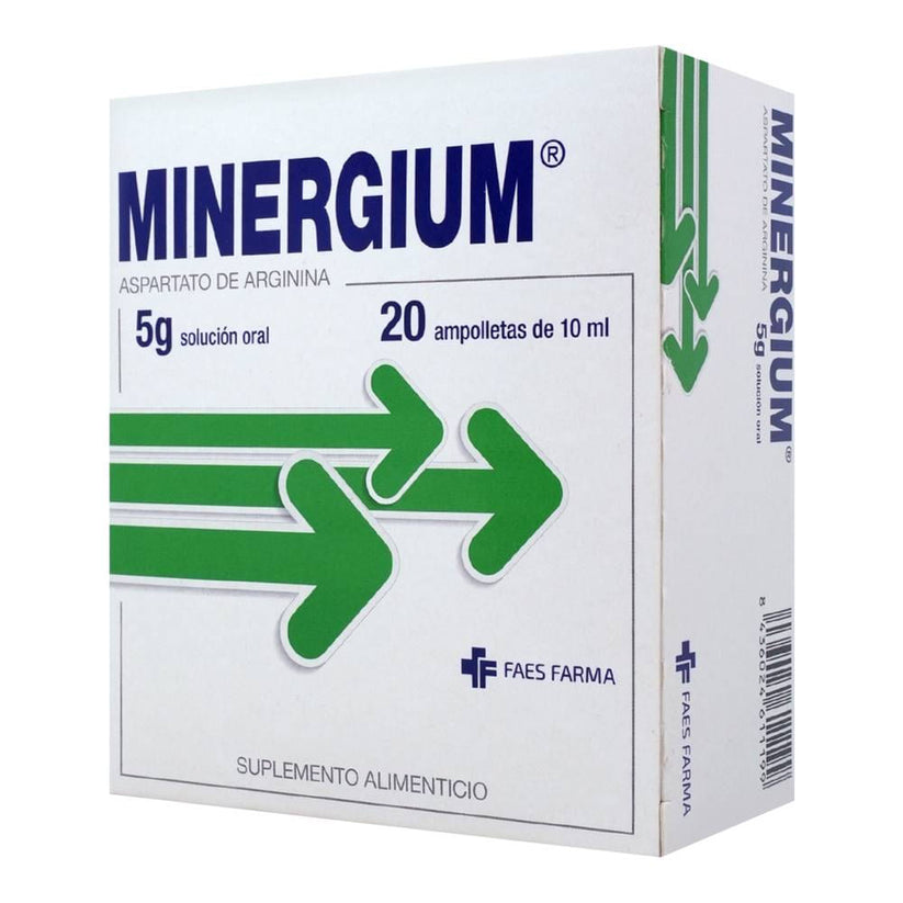 Minergium 5 G Suplementos Alimenticios 20 Ampolletas 10 Ml – Farmacia ...