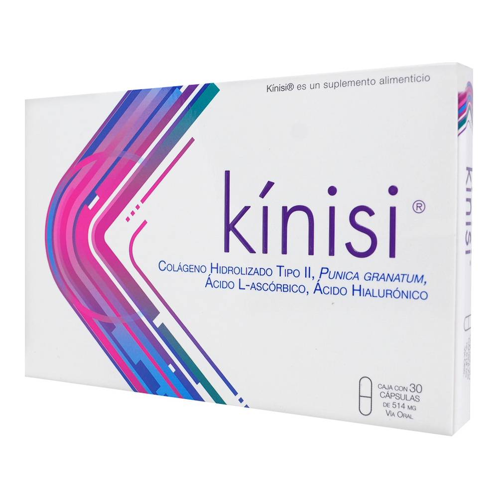 Kinisi 519 Mg Suplemento Alimenticio 30 Cápsulas – Farmacia Coyoacán